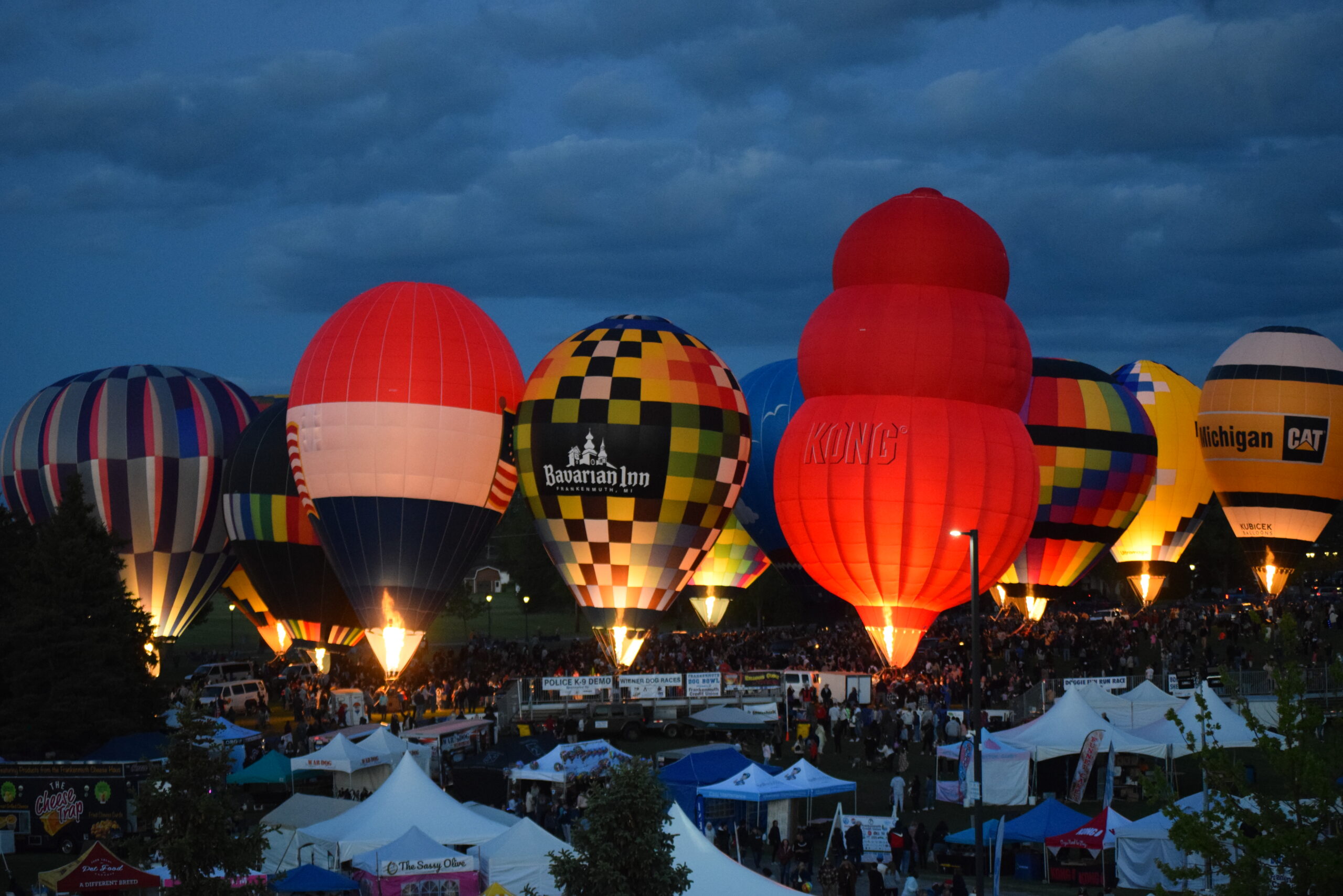 Balloons Over Bavarian Inn - Frankenmuth River Place Shops